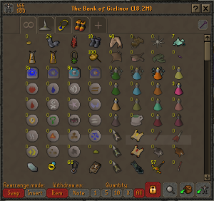 OSRS bank organization | Layout & Tabs